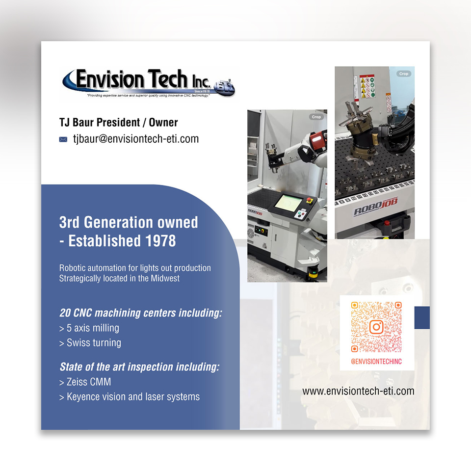Masculine, Elegant, Global leading OEM's Flyer Design for Envision Tech ...