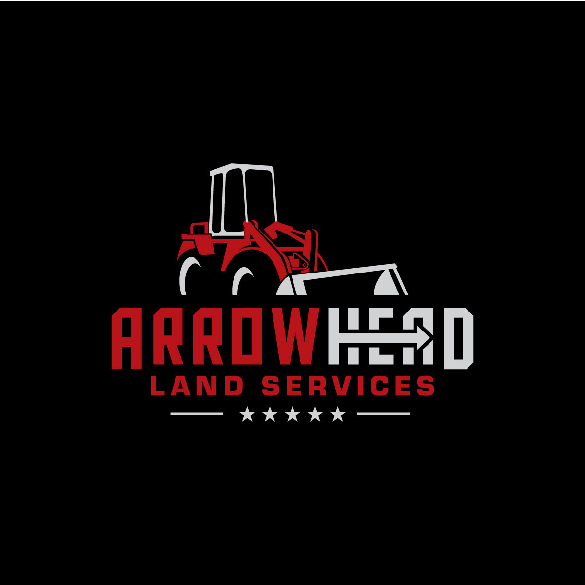 Bold, Serious, Earthmoving Logo Design for ARROWHEAD Land Services by ...