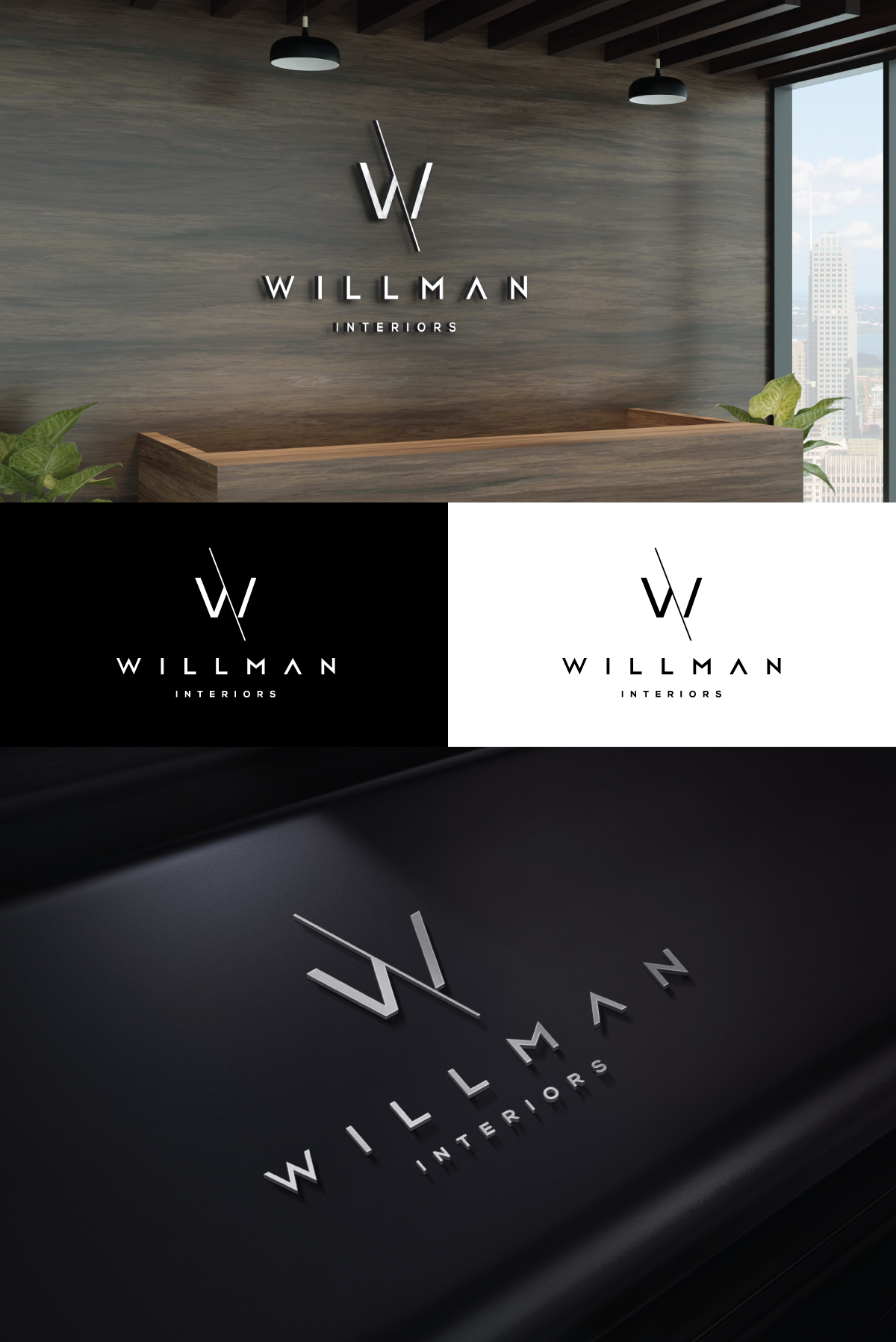 Modern, Professional, Interior Design Logo Design for Willman Interiors ...