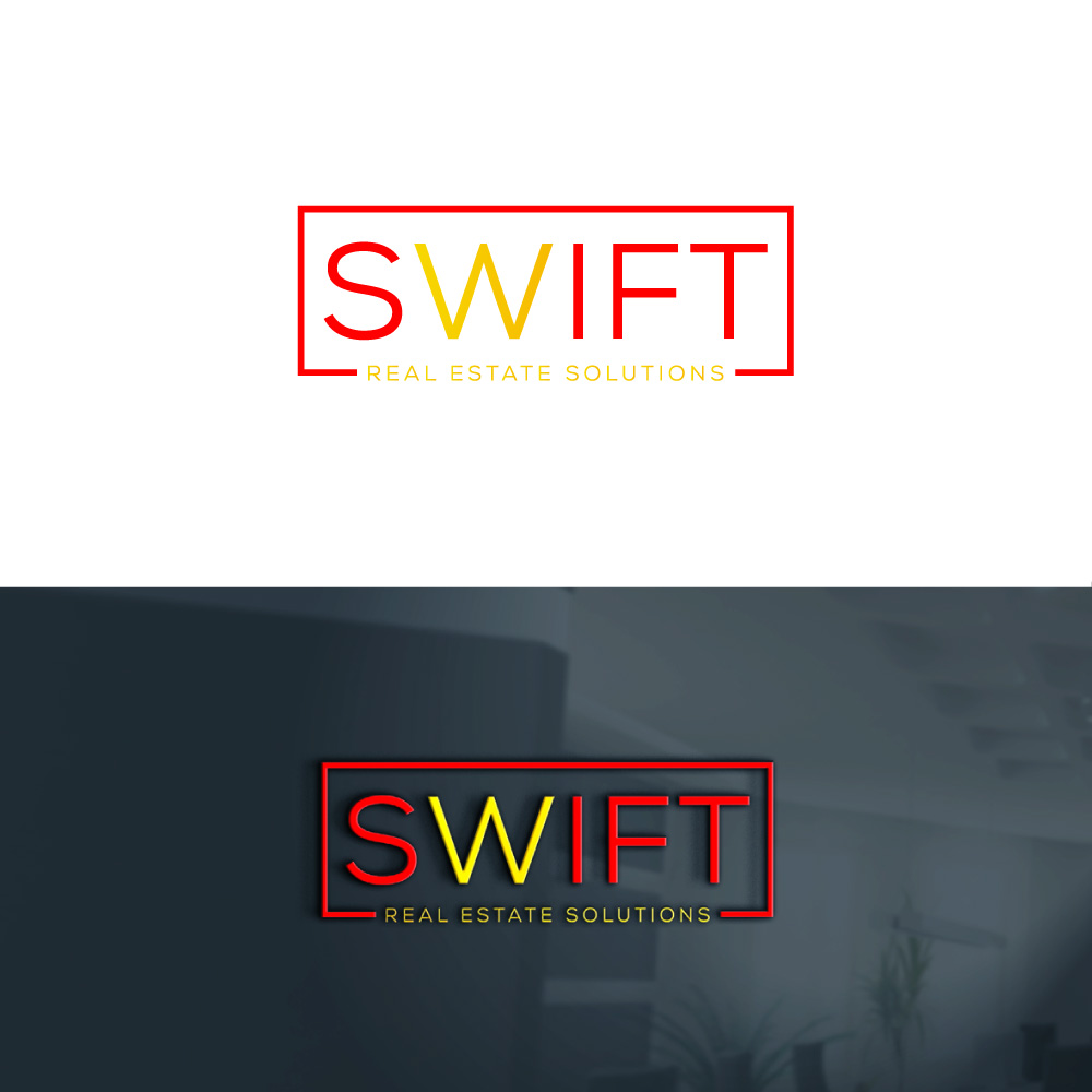 Bold, Serious, Commercial Real Estate Services Logo Design for Swift or ...