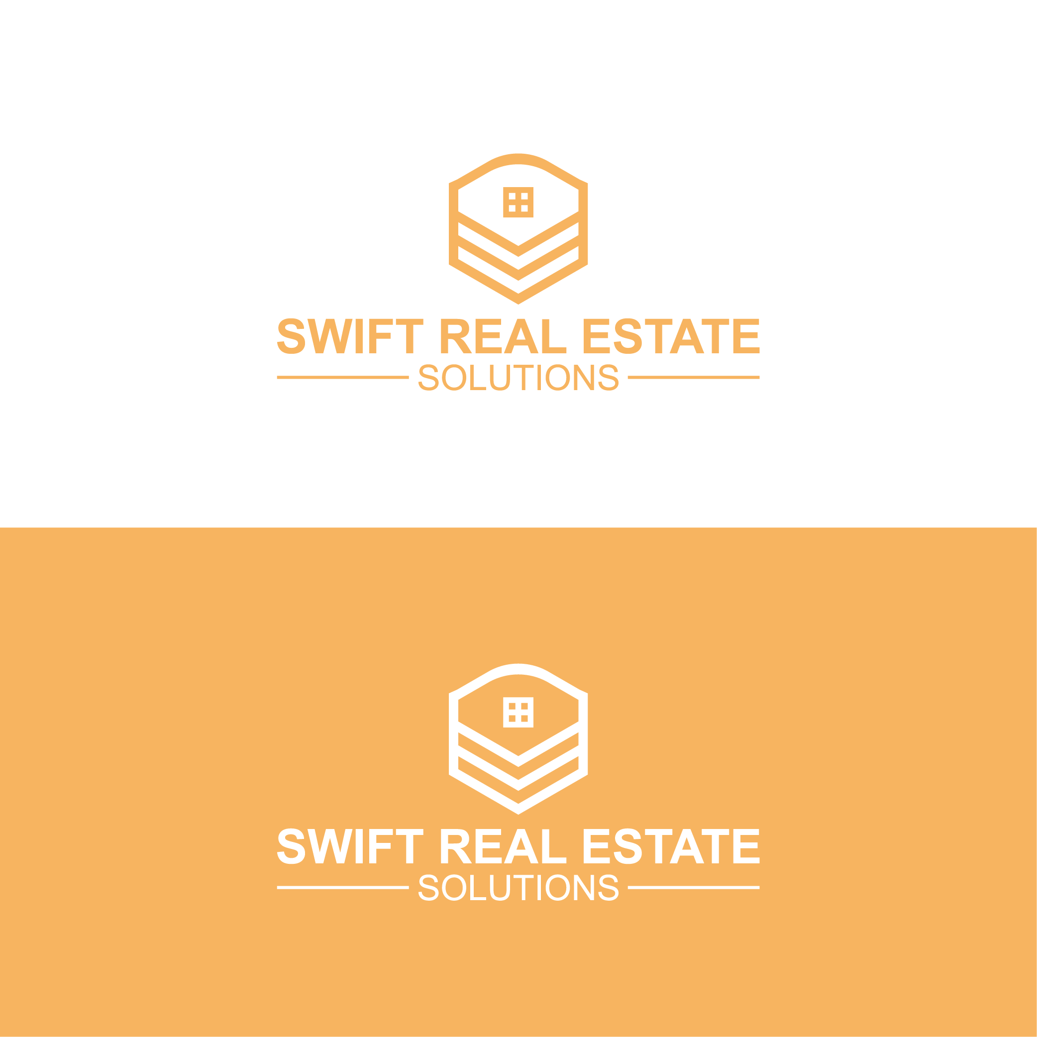 Bold, Serious, Commercial Real Estate Services Logo Design for Swift or ...