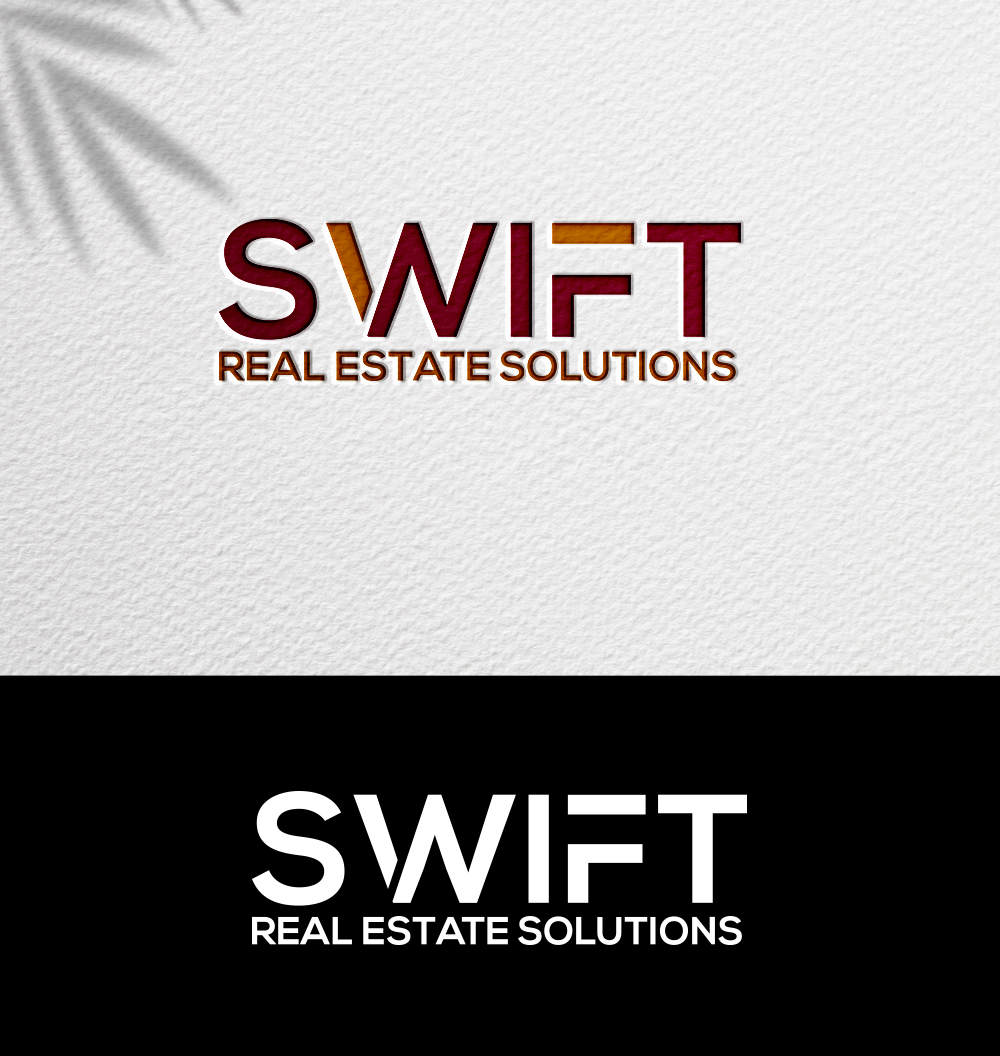 Bold, Serious, Commercial Real Estate Services Logo Design for Swift or ...