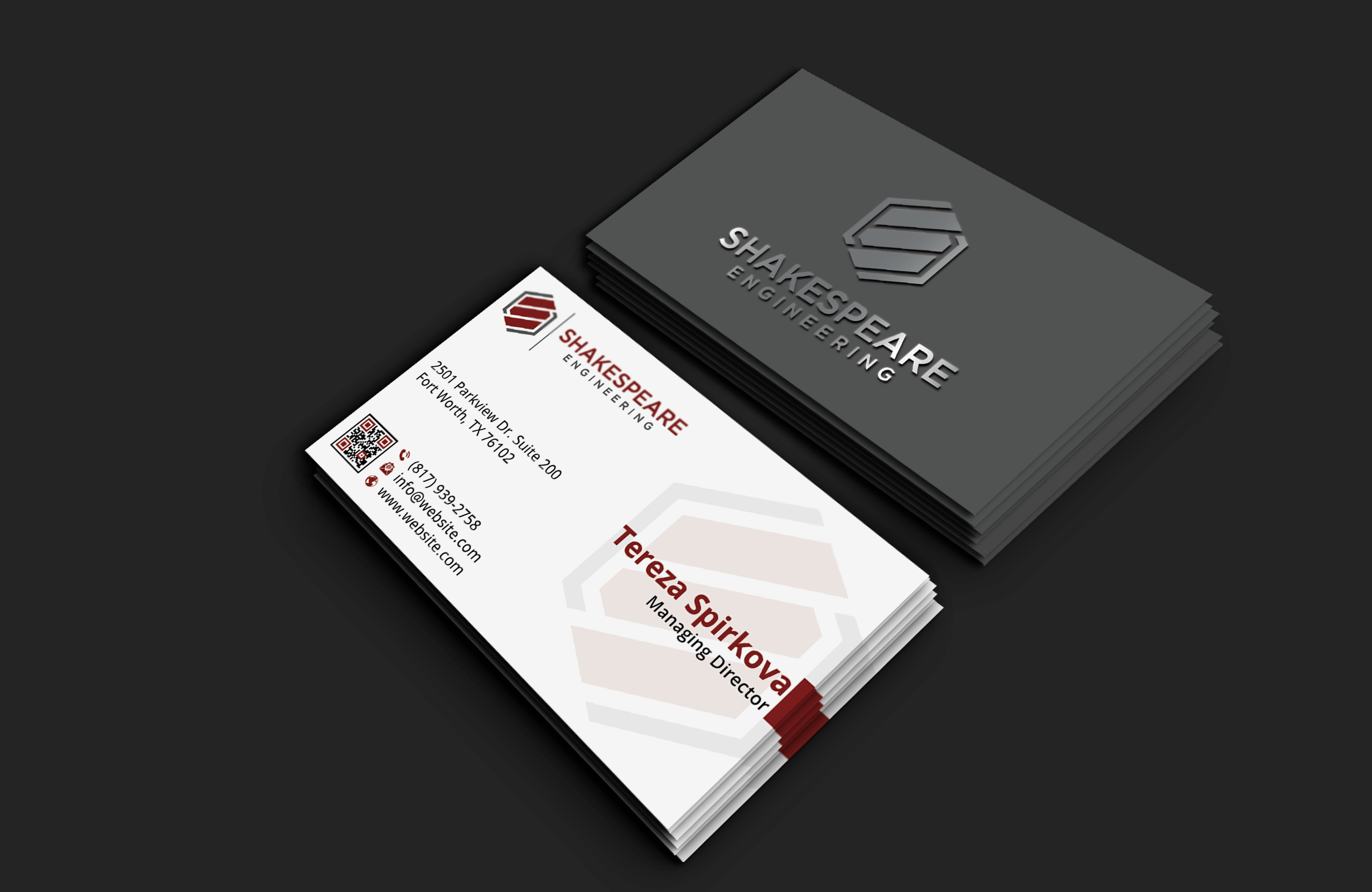 Business Card Design for Shakespeare Engineering by DesignerShahadat ...
