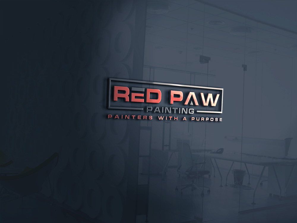 Elegant, Playful Logo Design for Red Paw Painting by Shakil _ Creation ...
