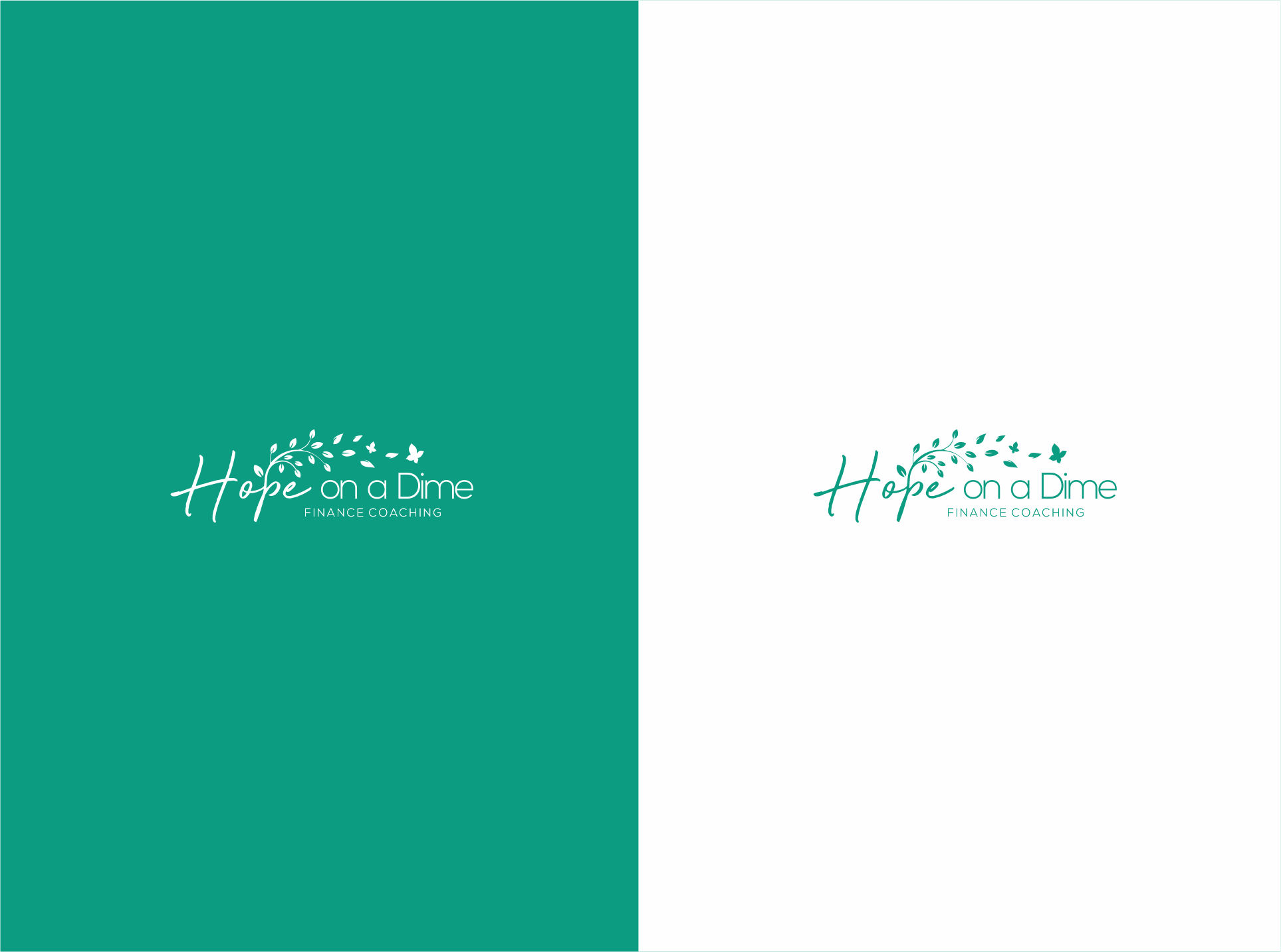 Elegant, Playful, Financial Coaching Logo Design for Hope on a Dime by ...