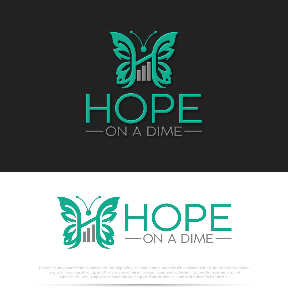 Elegant, Playful, Financial Coaching Logo Design for Hope on a Dime by ...