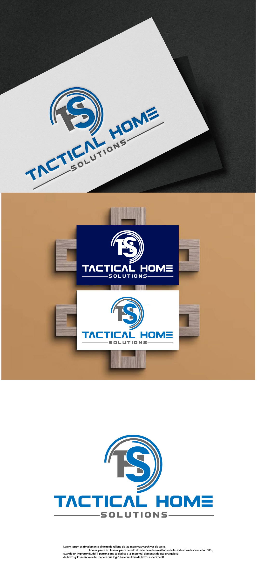 Bold, Serious Logo Design for Tactical Home Solutions or T.H.S. by ...