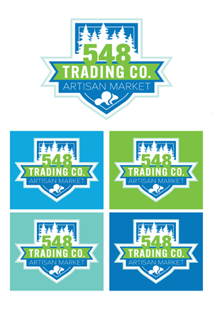 548 Trading Co. Logo Design (using the existing Beaver logo) | 129 Logo ...