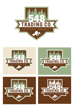 548 Trading Co. Logo Design (using the existing Beaver logo) | 129 Logo ...