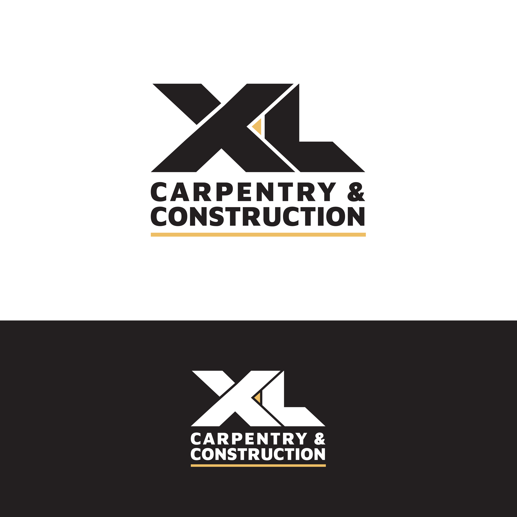 Bold, Modern, Building , Construction, Carpentry Logo Design for XL Carpentry & Construction by ...