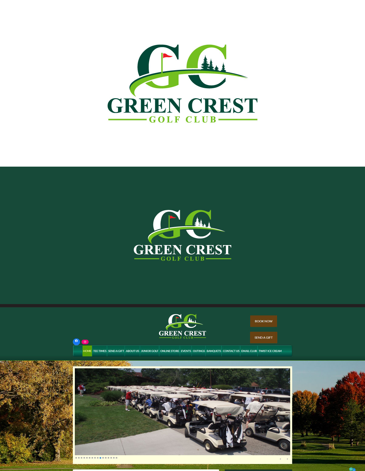 Modern, Bold, Golf Logo Design for Green Crest Golf Club by jonkonrad ...