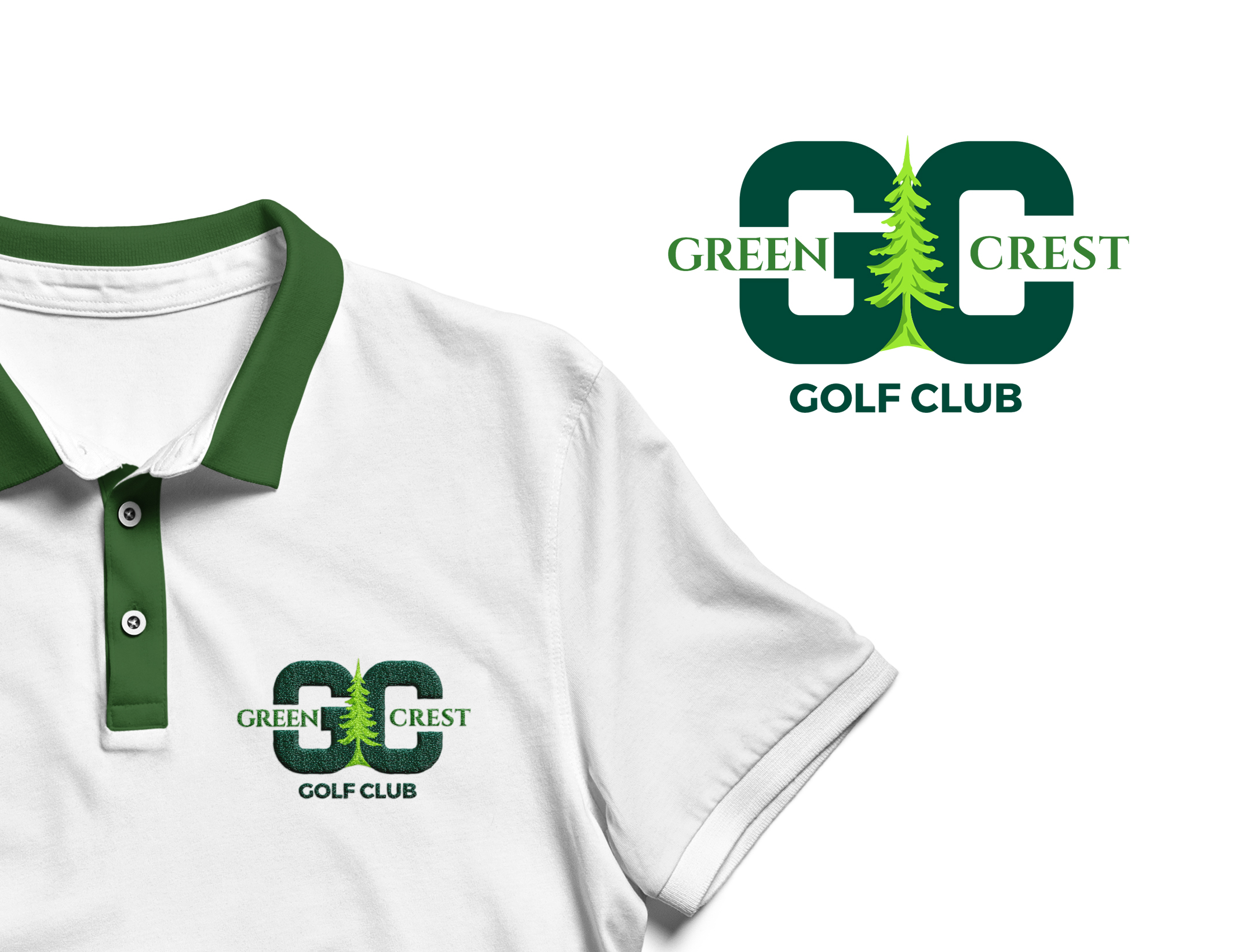 Modern, Bold, Golf Logo Design for Green Crest Golf Club by Djamdesign ...