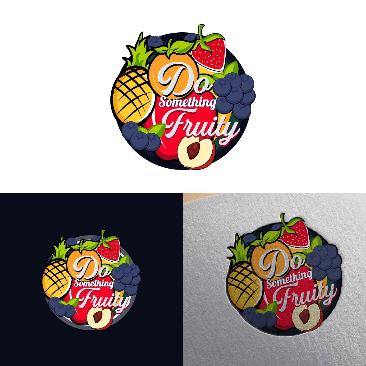 Playful, Colorful, social media Logo Design for Do Something Fruity by ...