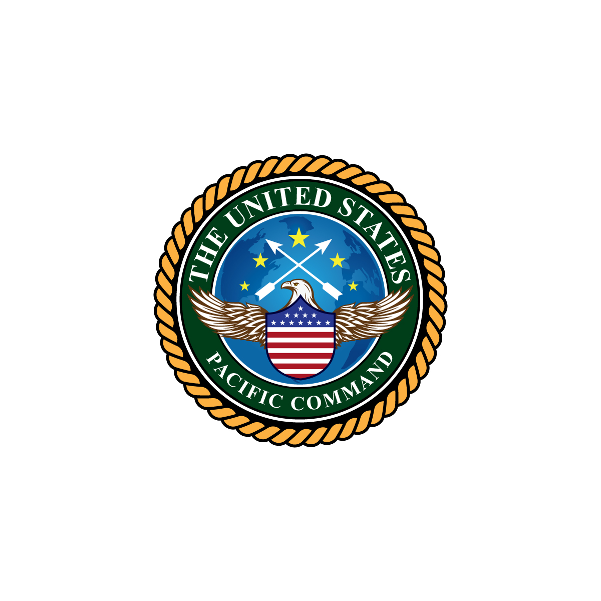 Logo Design for The United States Pacific Command or Virtual US Pacific ...