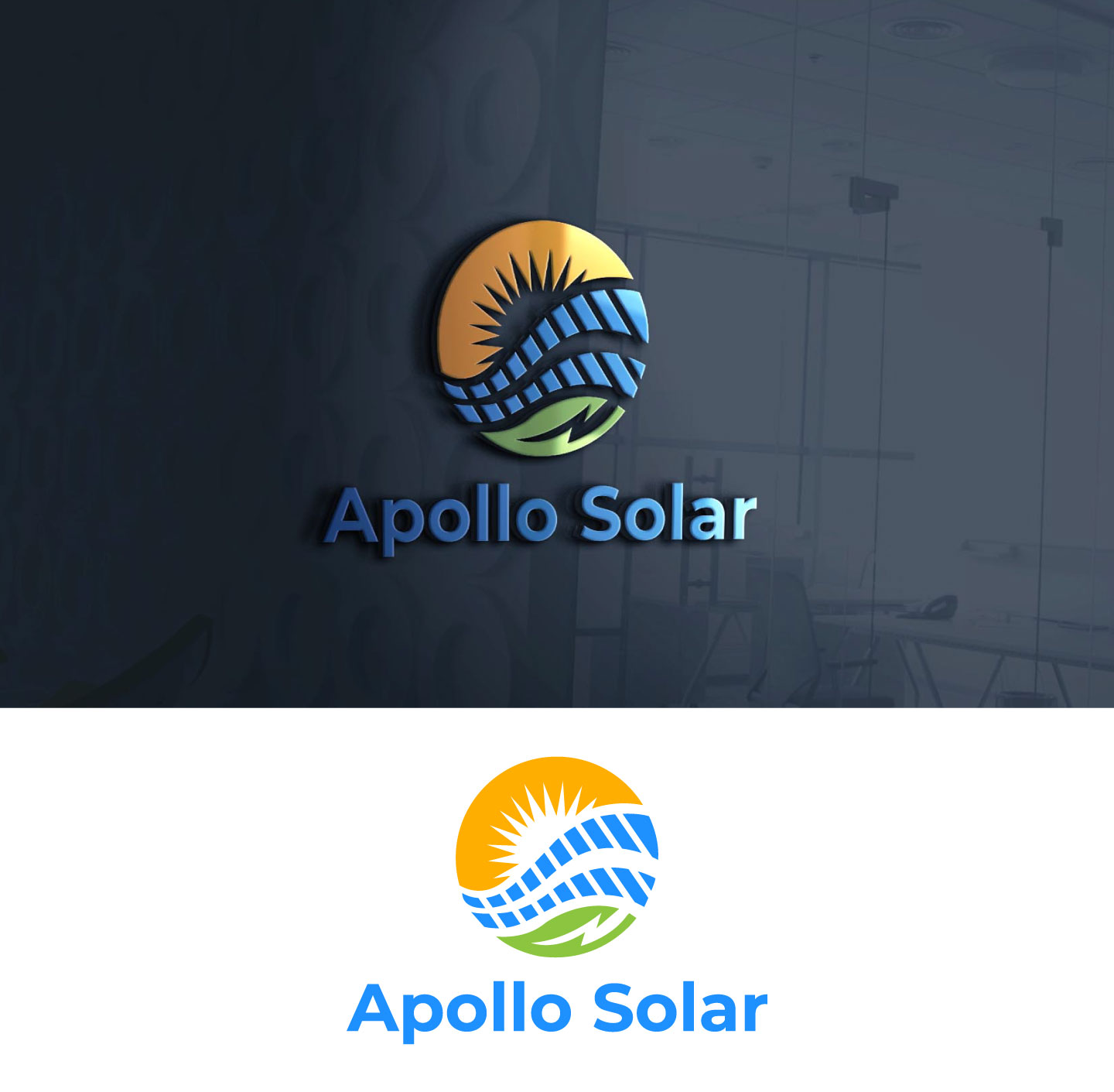 Professional, Serious, Solar installations Logo Design for Apollo Solar ...