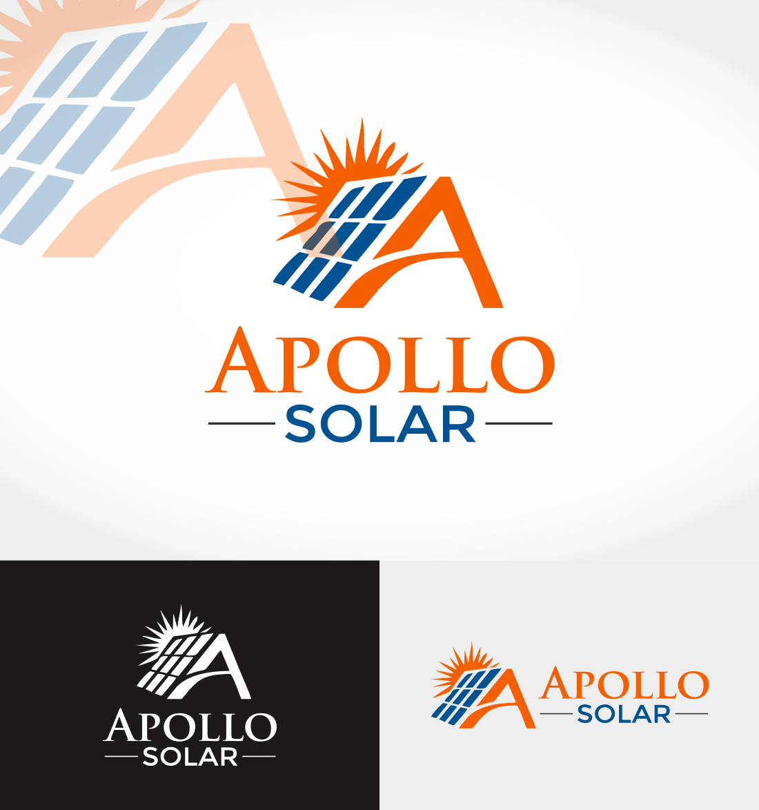 Professional, Serious, Solar installations Logo Design for Apollo Solar ...