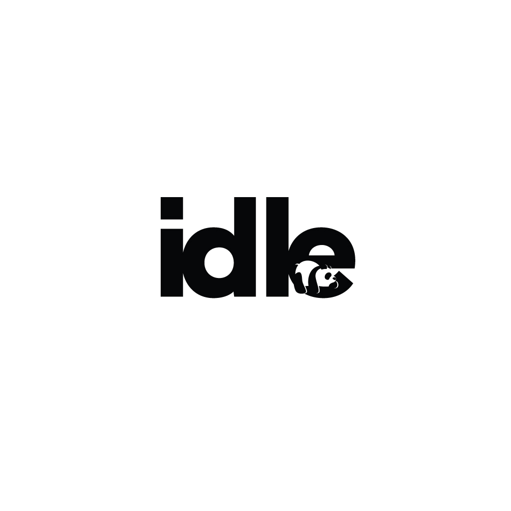 Bold, Playful, Idle wear Logo Design for Idle, to do nothing productive ...