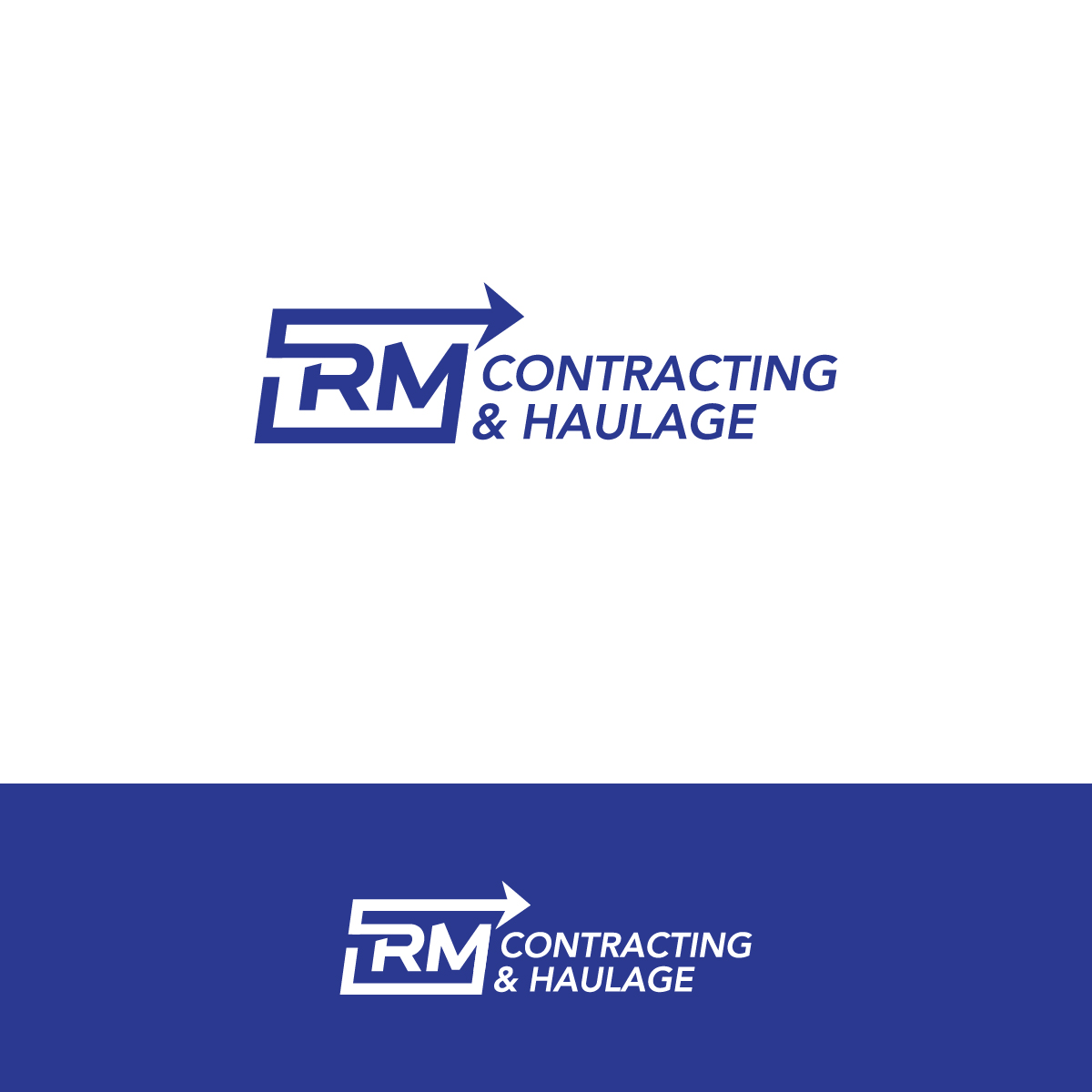 Logo Design for RM Contracting & Haulage by GOLDENCROWN | Design #32143285