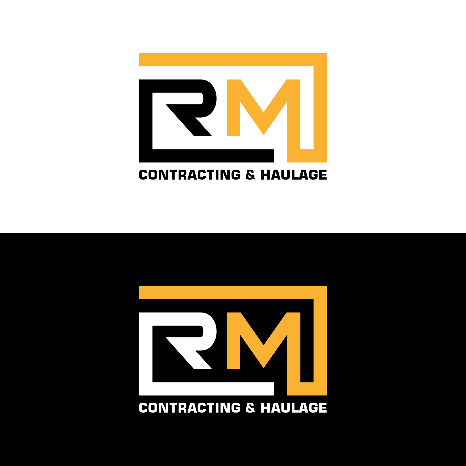 Logo Design for RM Contracting & Haulage by sendalpedot | Design #32140816
