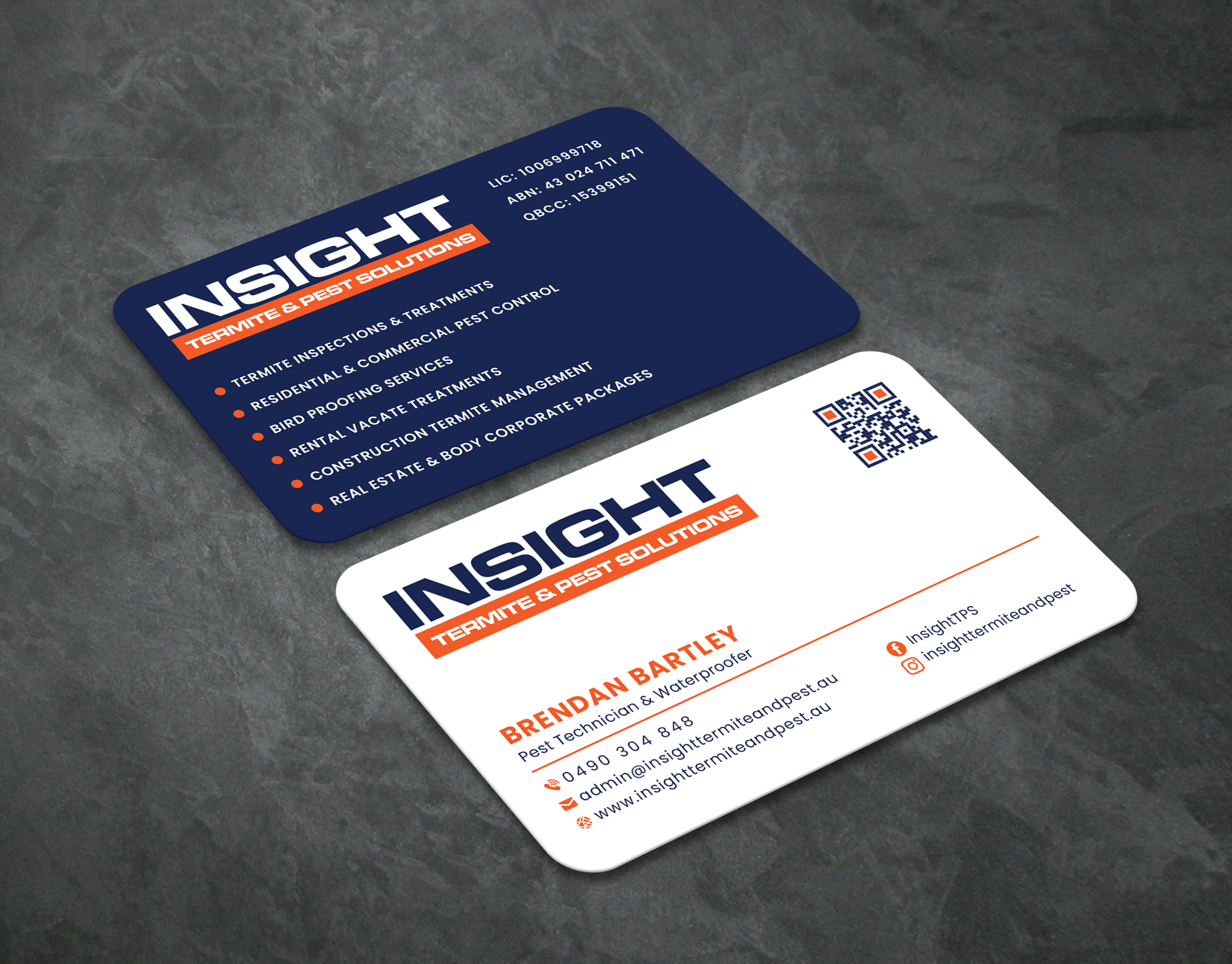 Business Card Design for Insight Termite & Pest Solutions by Creative ...