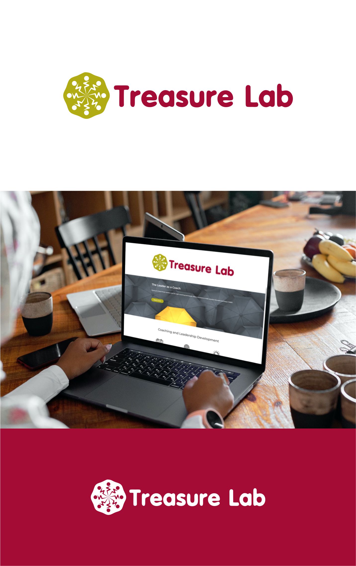 Modern, Playful, Coaching and Leadership Development Logo Design for Treasure Lab by pakidesign ...