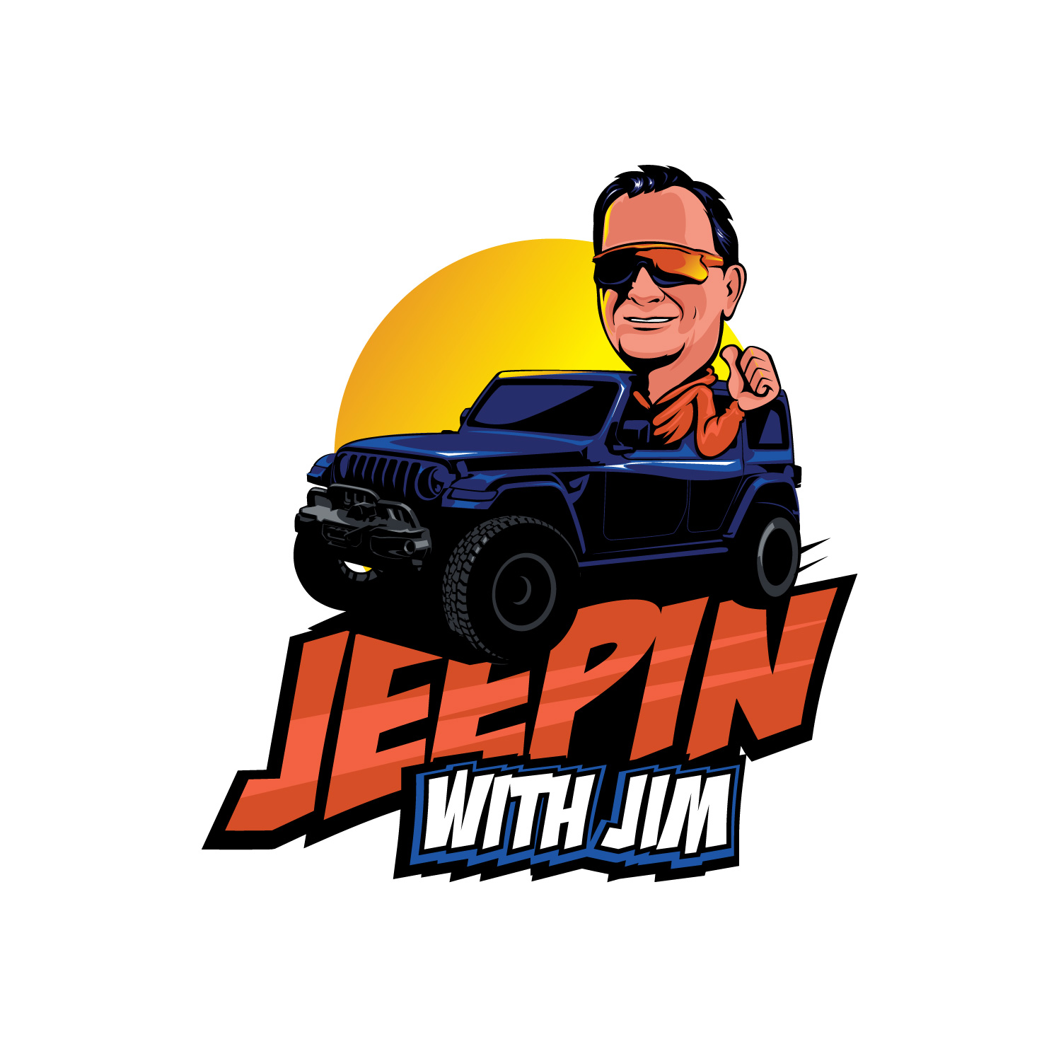 Personable, Masculine, Jeep Wrangler (2018-2024) enthusiasts Logo ...