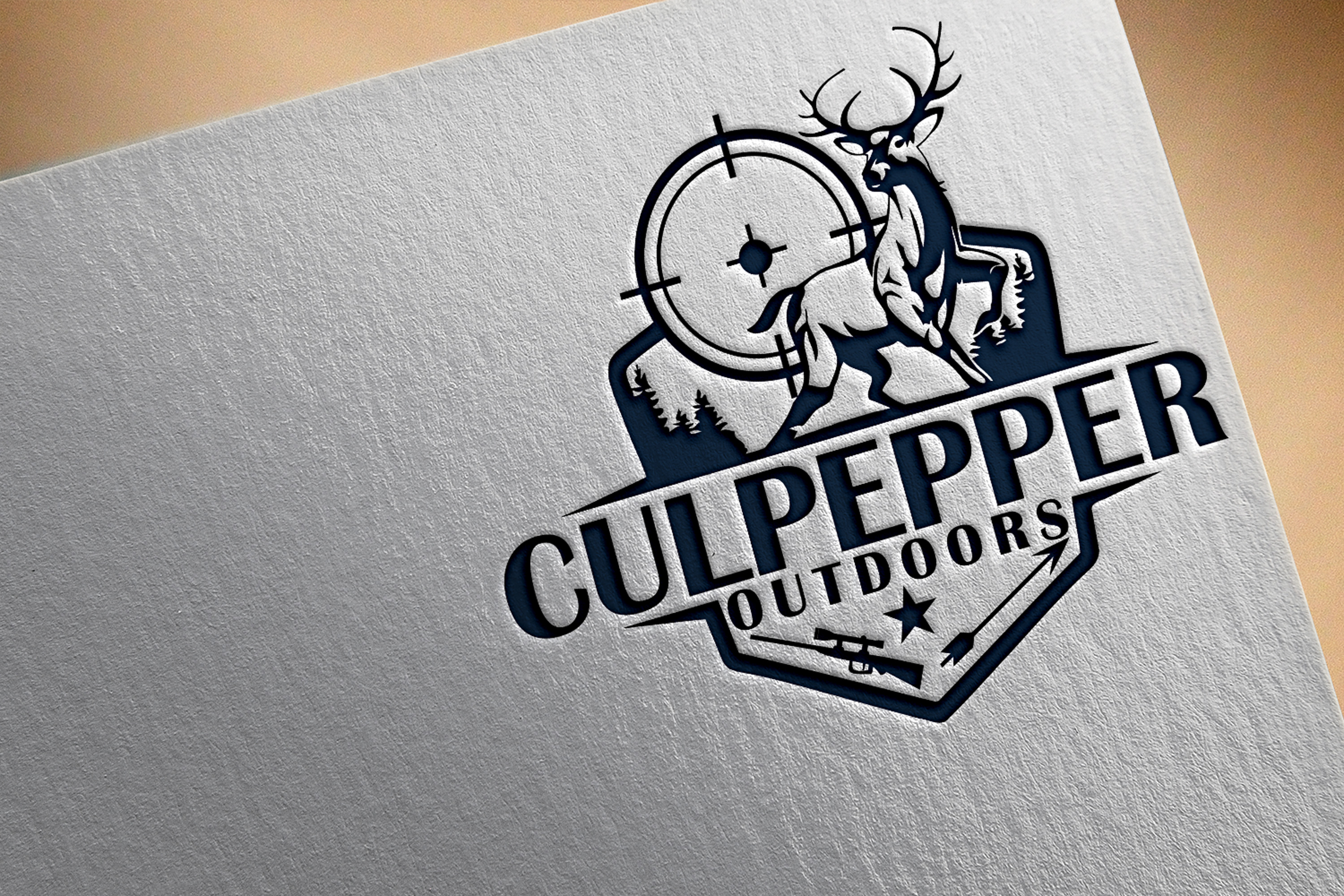 Masculine, Conservative, HUNTING, SHOOTING, ARCHERY, OUTDOORS --- Logo Design for CULPEPPER ...