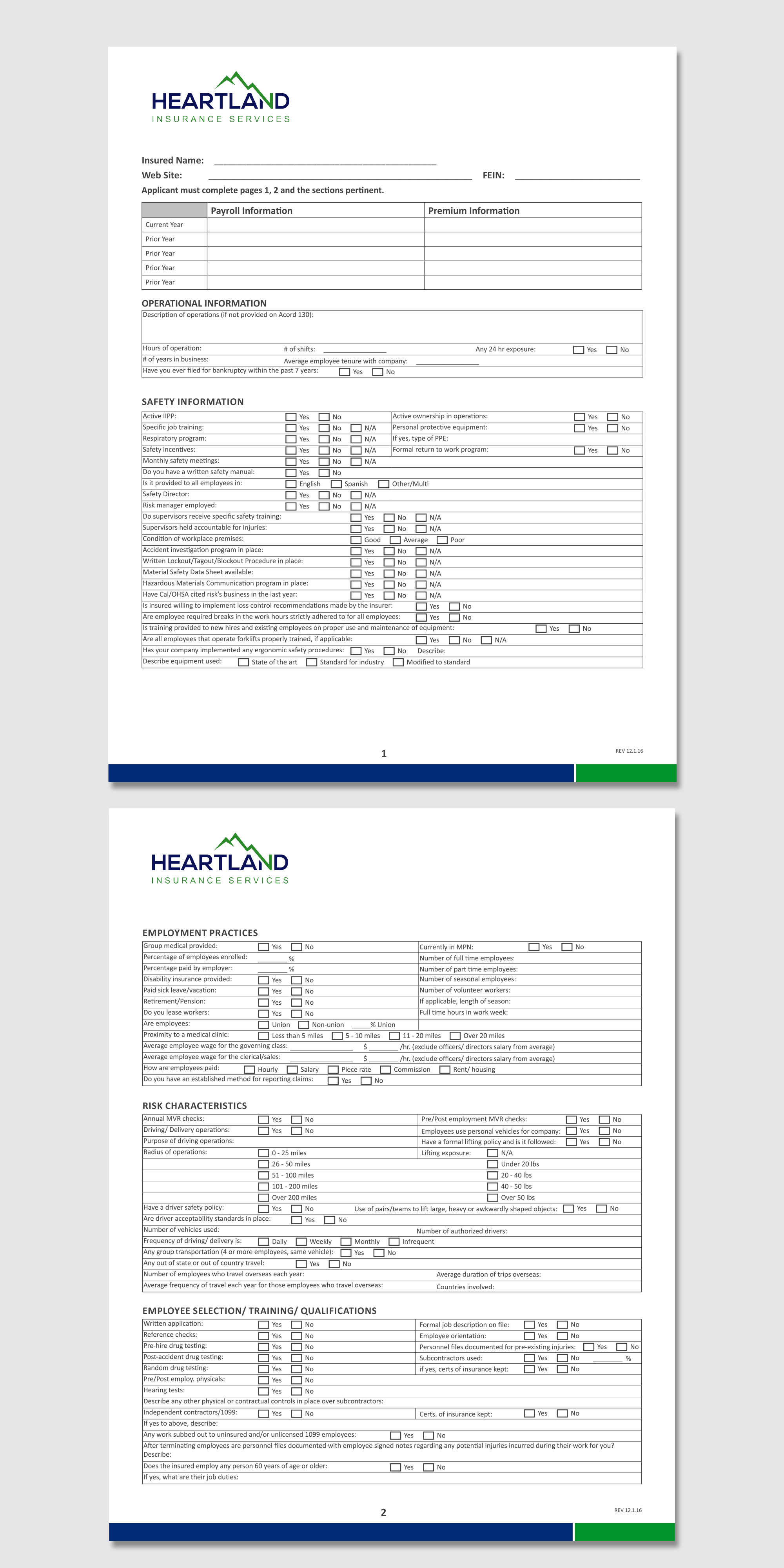 Serious, Professional, Insurance Word Template Design for a Company by ...