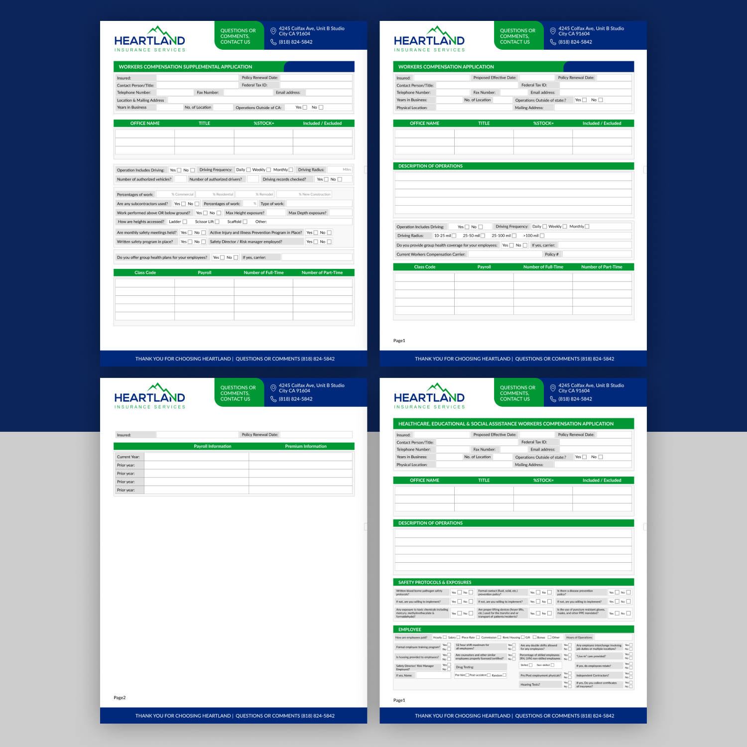 Serious, Professional, Insurance Word Template Design for a Company by ...