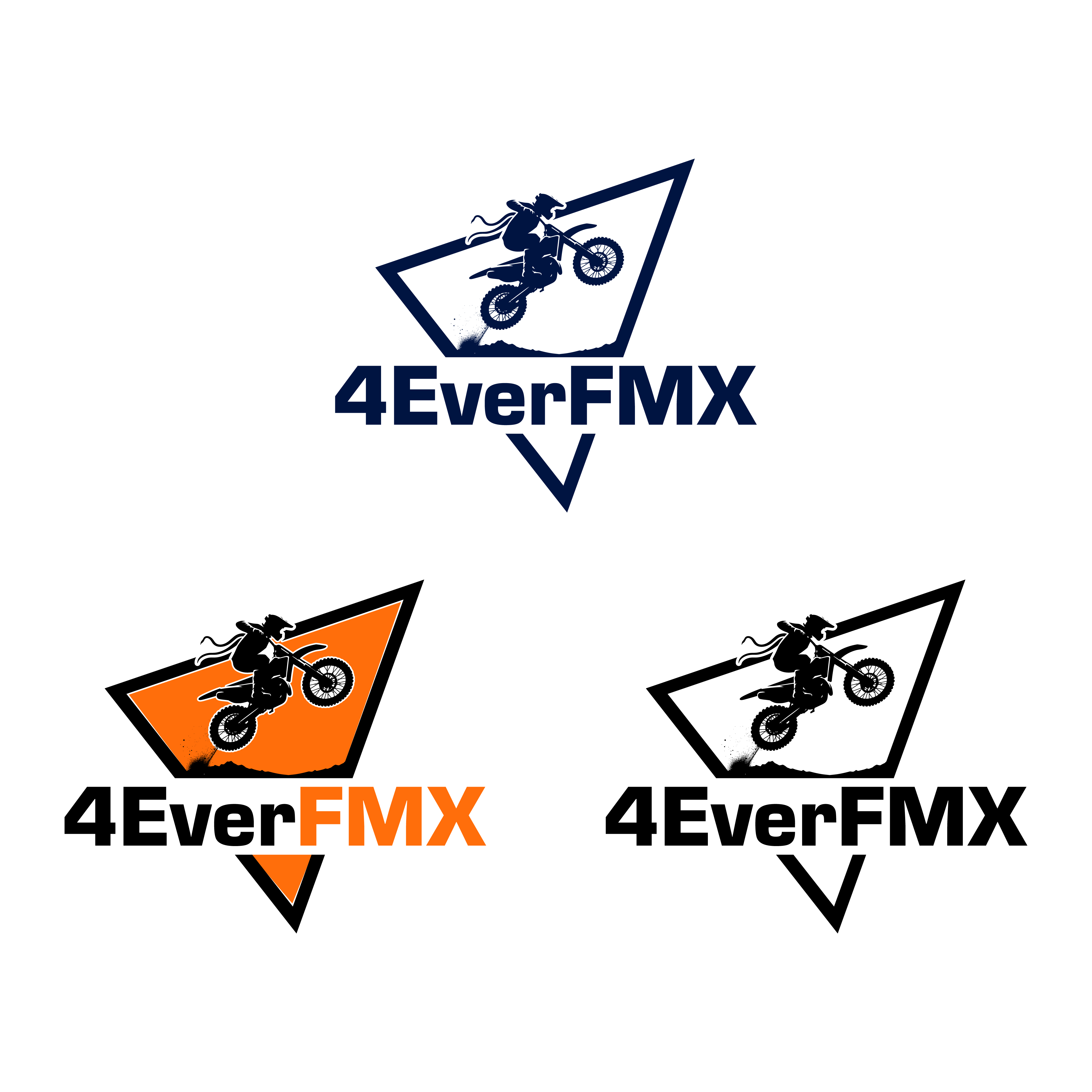 Masculine, Colorful, Motocross Logo Design for 4EverFMX by Shahrukh 07 ...