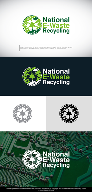 National E-Waste Recycling | 57 Logo Designs for a business in Australia