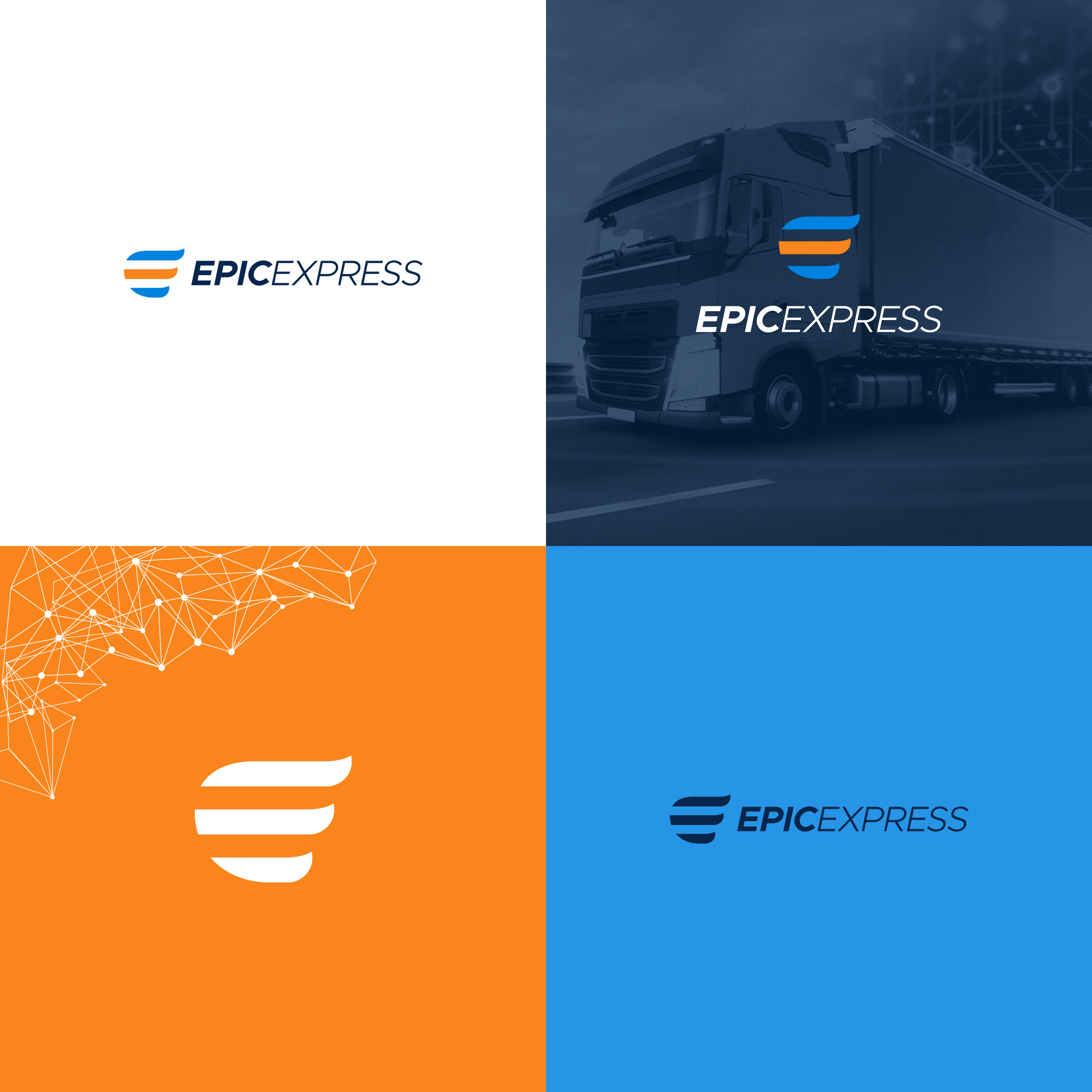 Bold, Serious, LOGISTICS, FREIGHT, TRUCKING Logo Design for EPIC ...