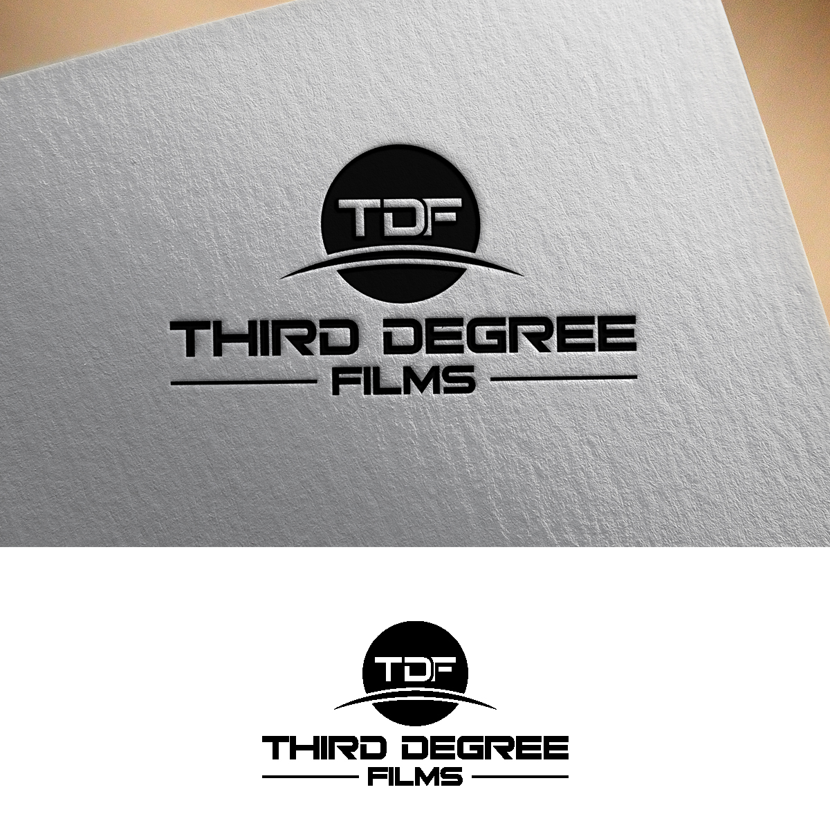 Logo Design for Either a logo built around the name 'Third Degree Films ...