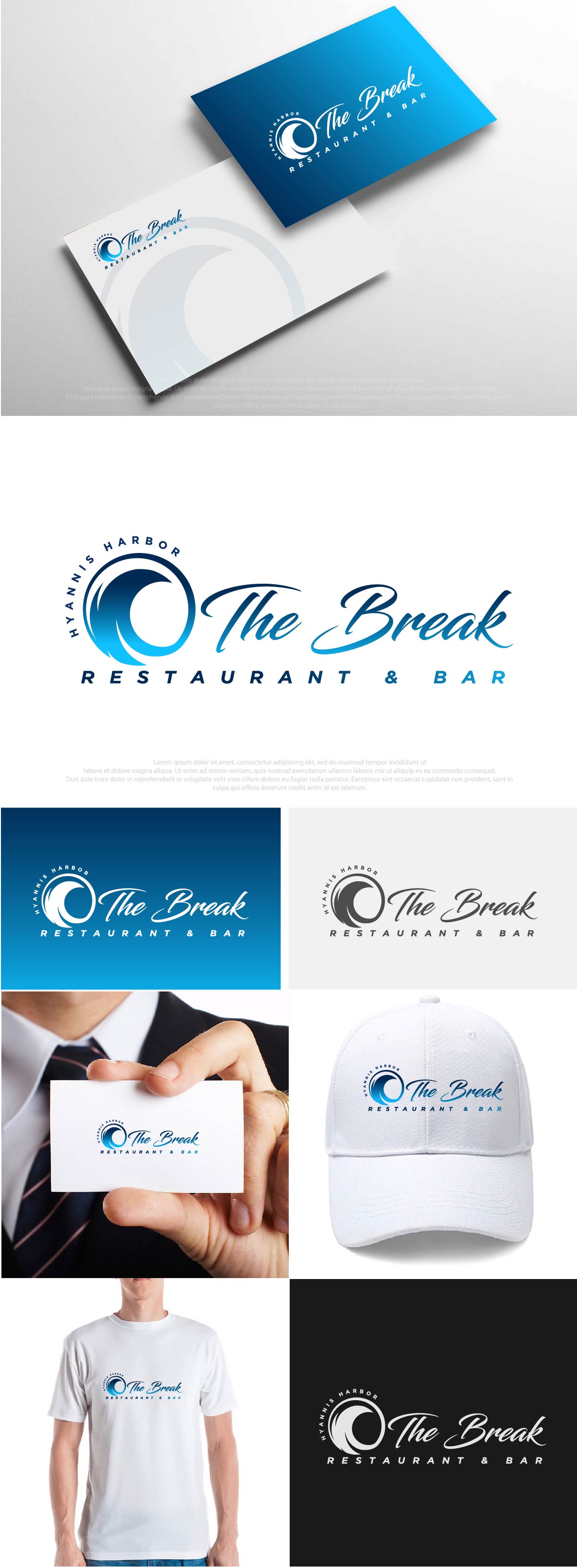 Personable, Playful, Restaurant Logo Design for The Break Restaurant ...