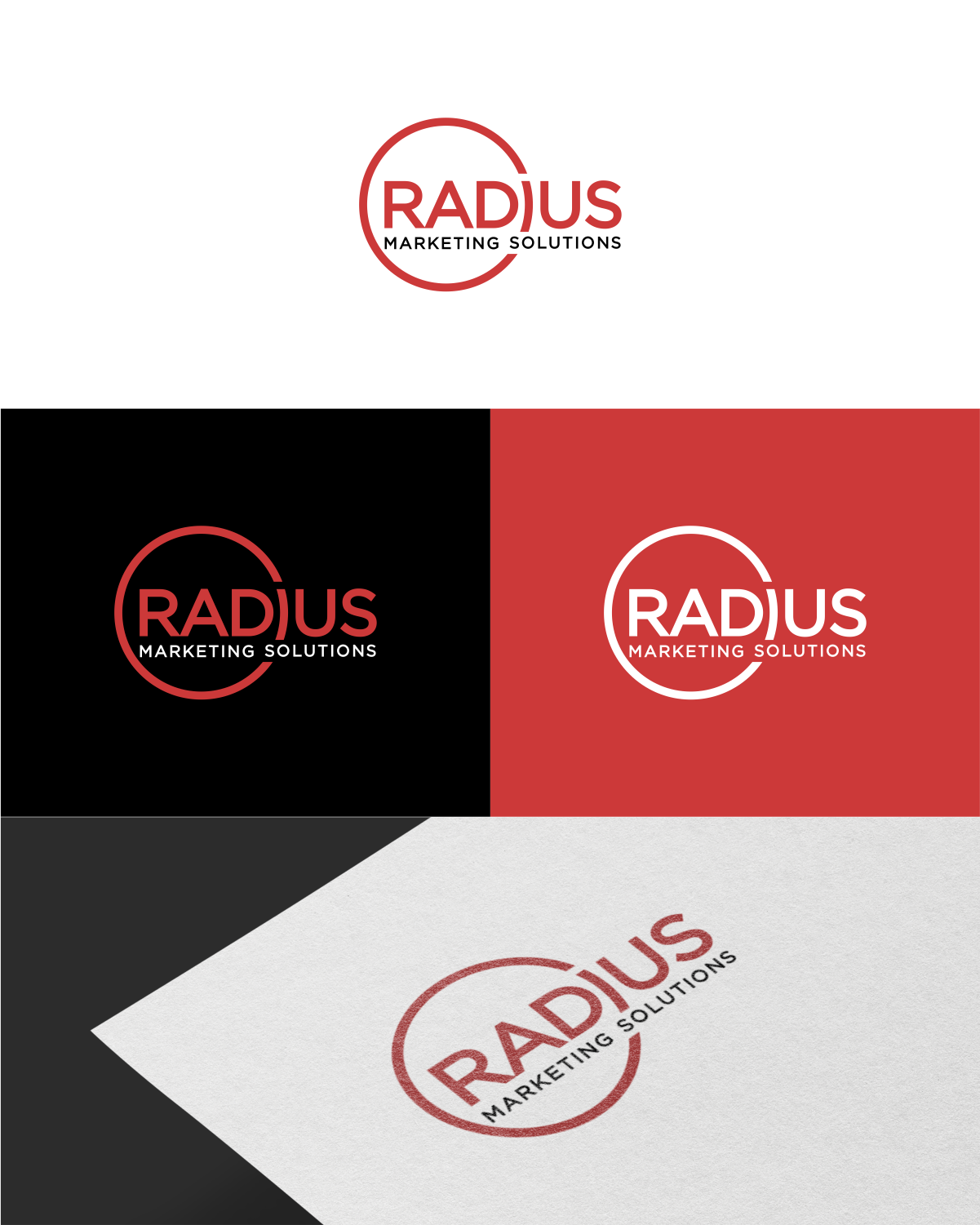 Modern, Conservative, Promotional marketing Logo Design for Radius ...