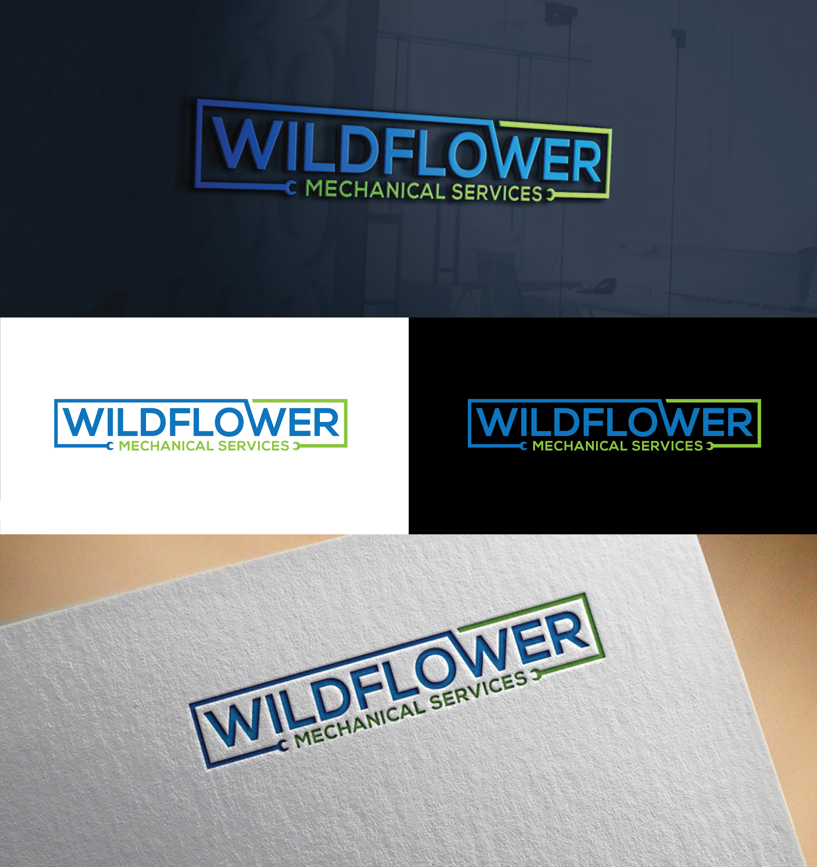 Logo Design for Wildflower Mechanical Services by Roxxx | Design #32157813