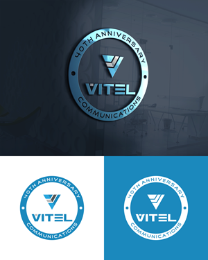 Vitel Communications 40th Anniversary | 122 Logo Designs for 40th ...