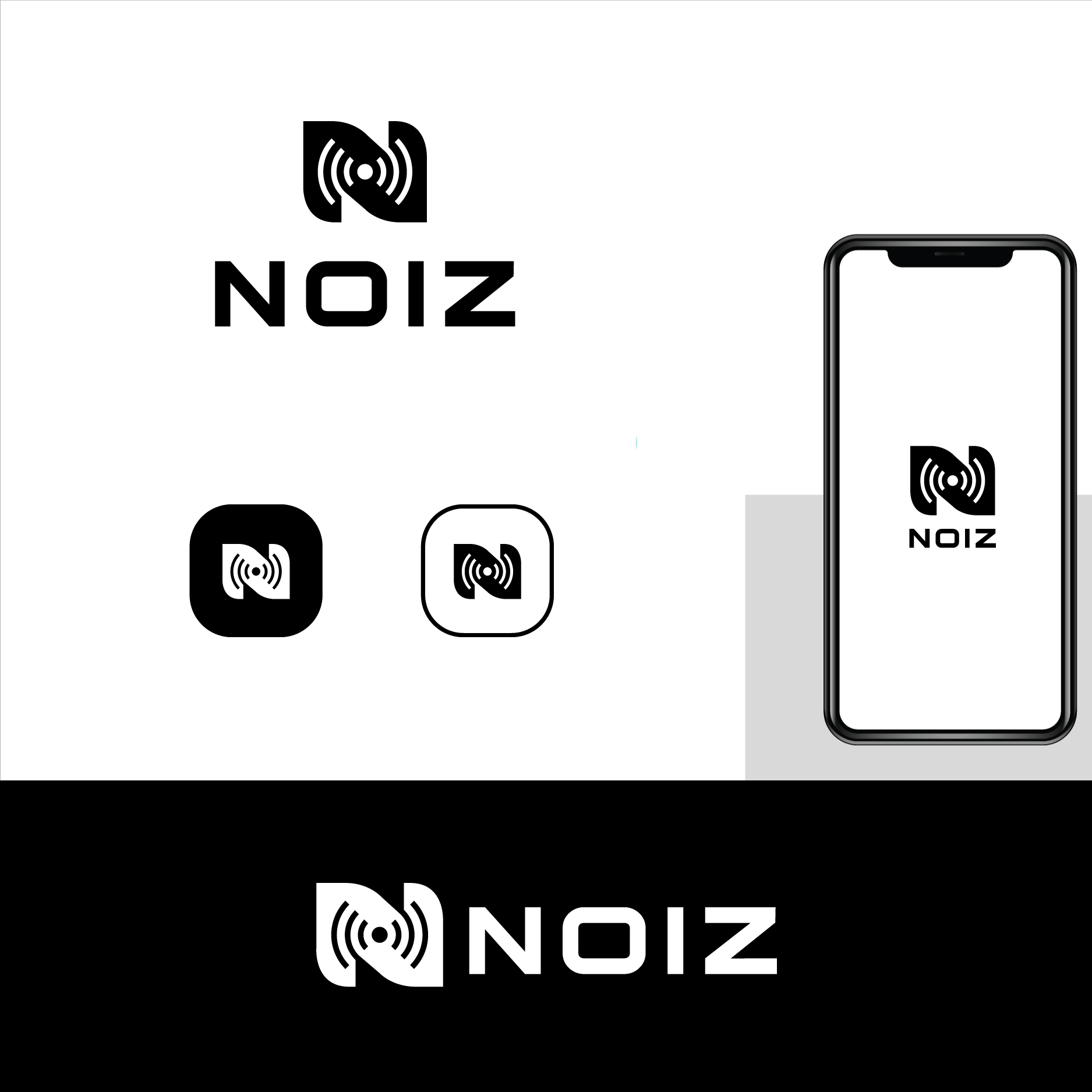 Masculine, Bold, audio, music Logo Design for Noiz, noiz or NOIZ by ...