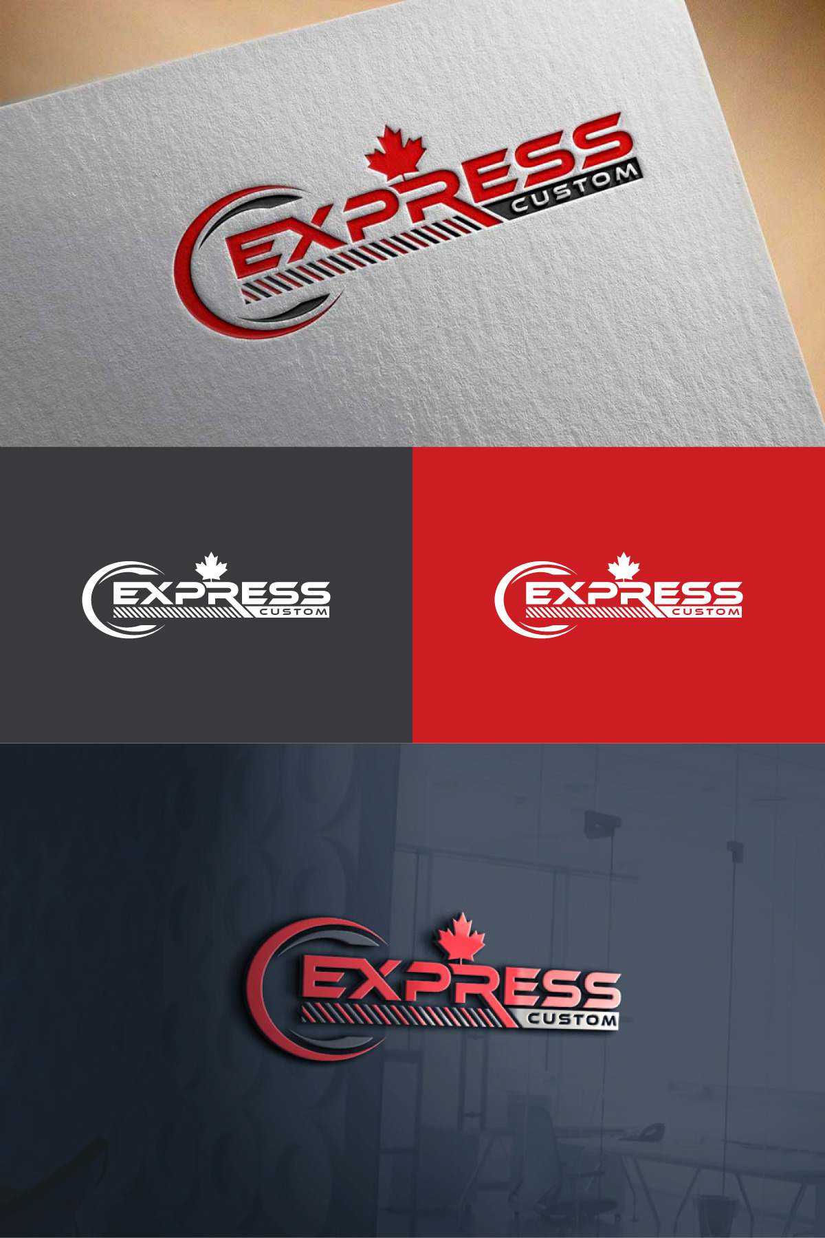 Bold, Serious, trailer manufacturing Logo Design for Express Custom by ...