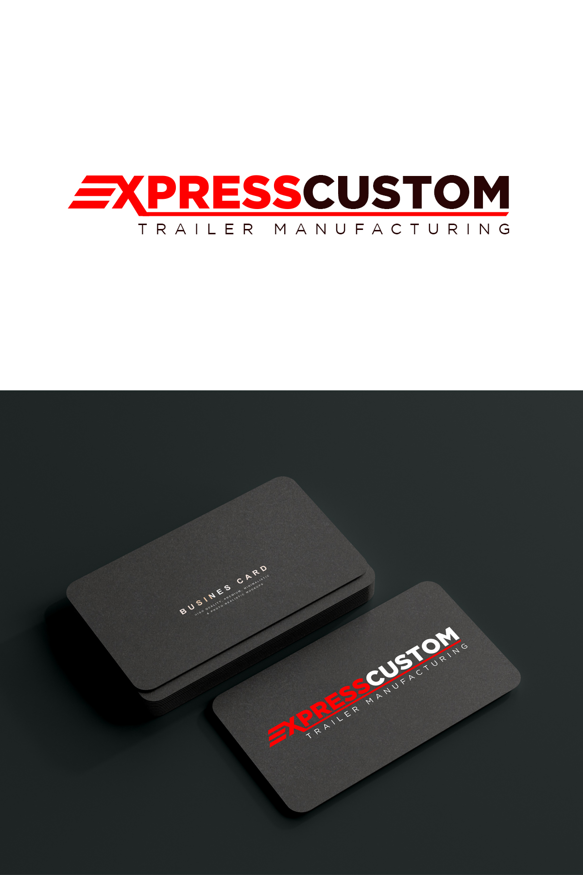 Bold, Serious, trailer manufacturing Logo Design for Express Custom by ...