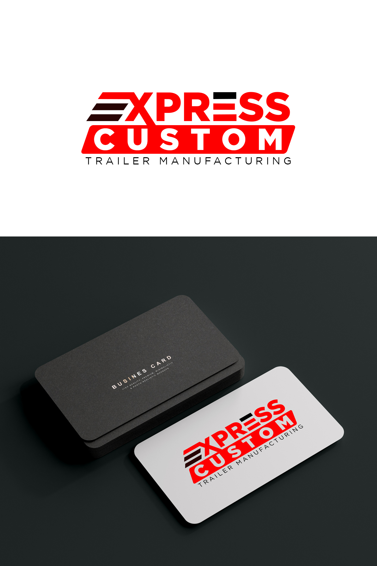 Bold, Serious, trailer manufacturing Logo Design for Express Custom by ...