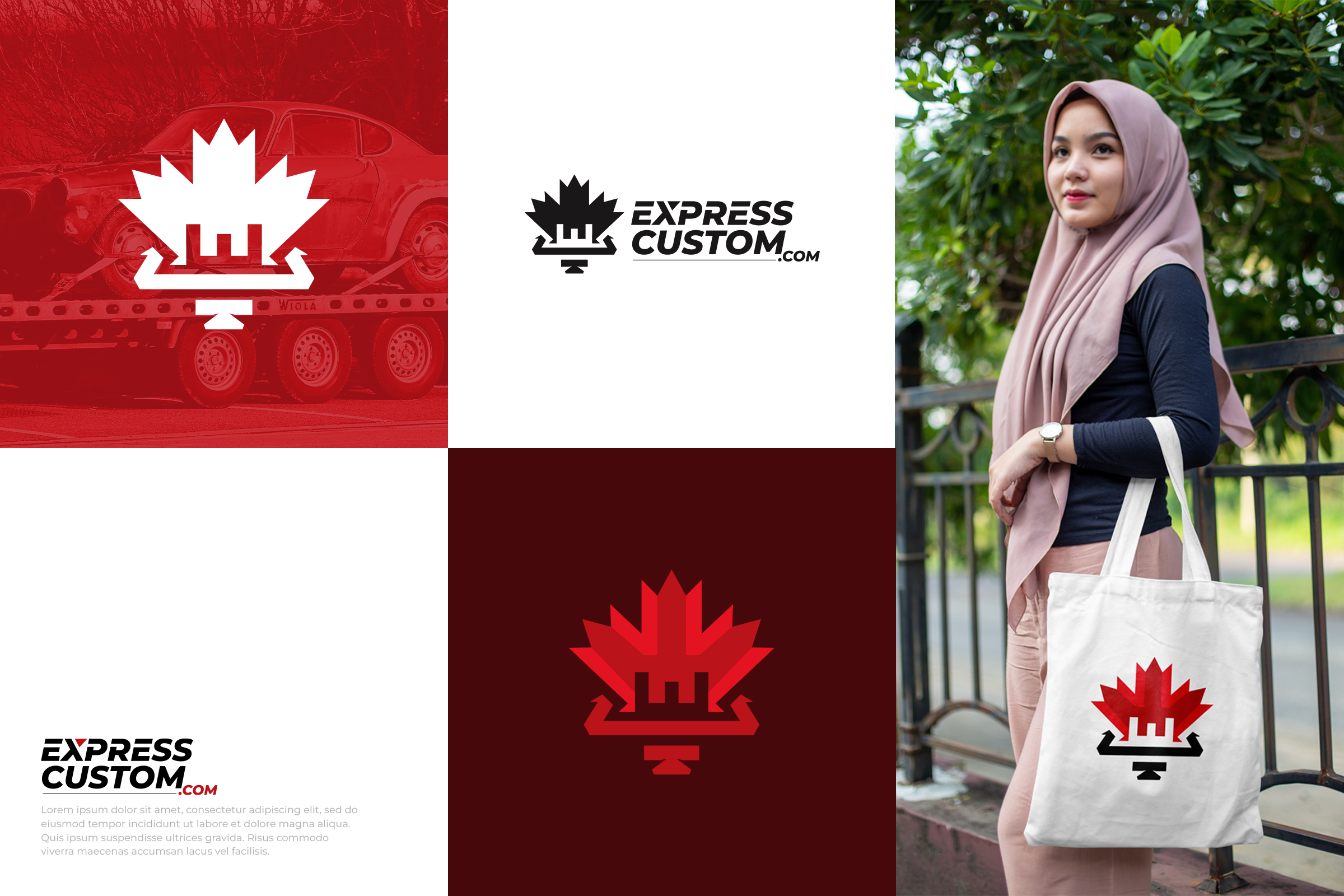 Bold, Serious, trailer manufacturing Logo Design for Express Custom by ...