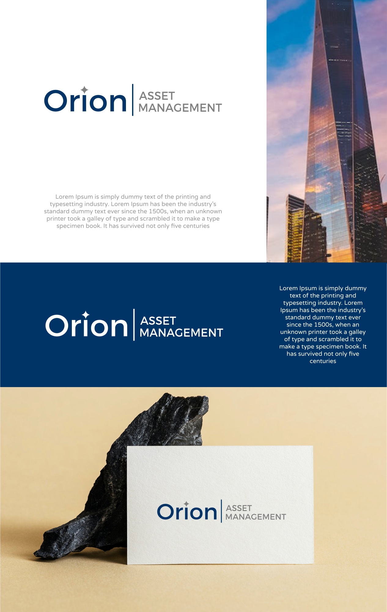 Serious, Professional, Hedgefund Logo Design for Orion Asset Management ...