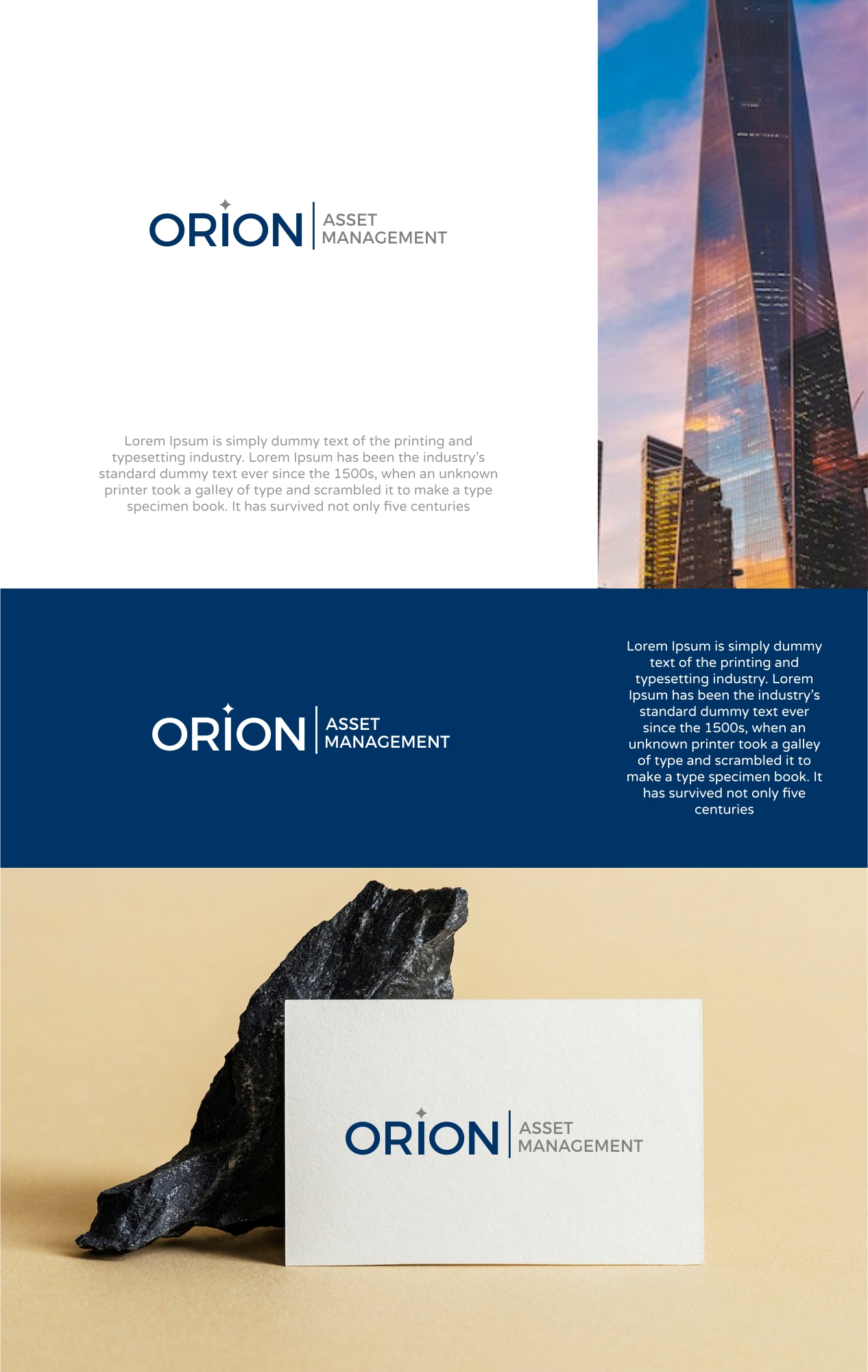 Serious, Professional, Hedgefund Logo Design for Orion Asset Management ...