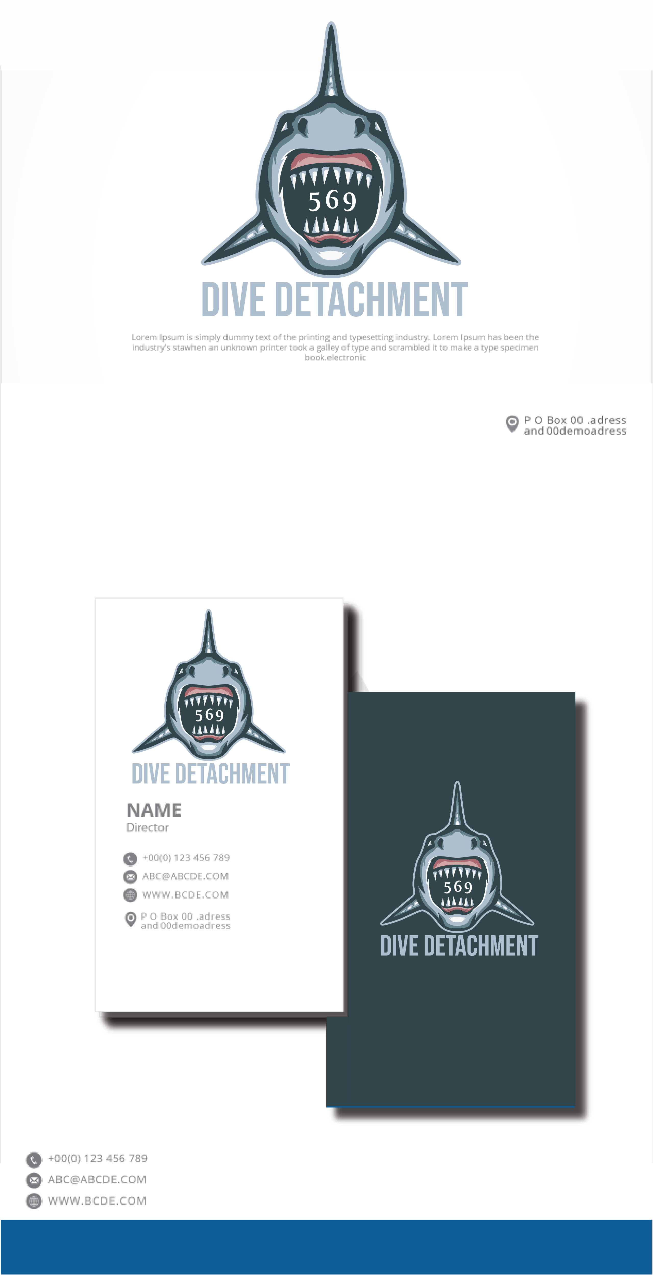 Elegant, Playful Logo Design for "569th Dive Detachment" by Tanha ...