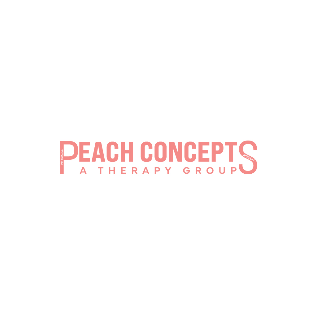 Playful, Personable, Physical and speech therapy Logo Design for Peach Concepts - a therapy ...