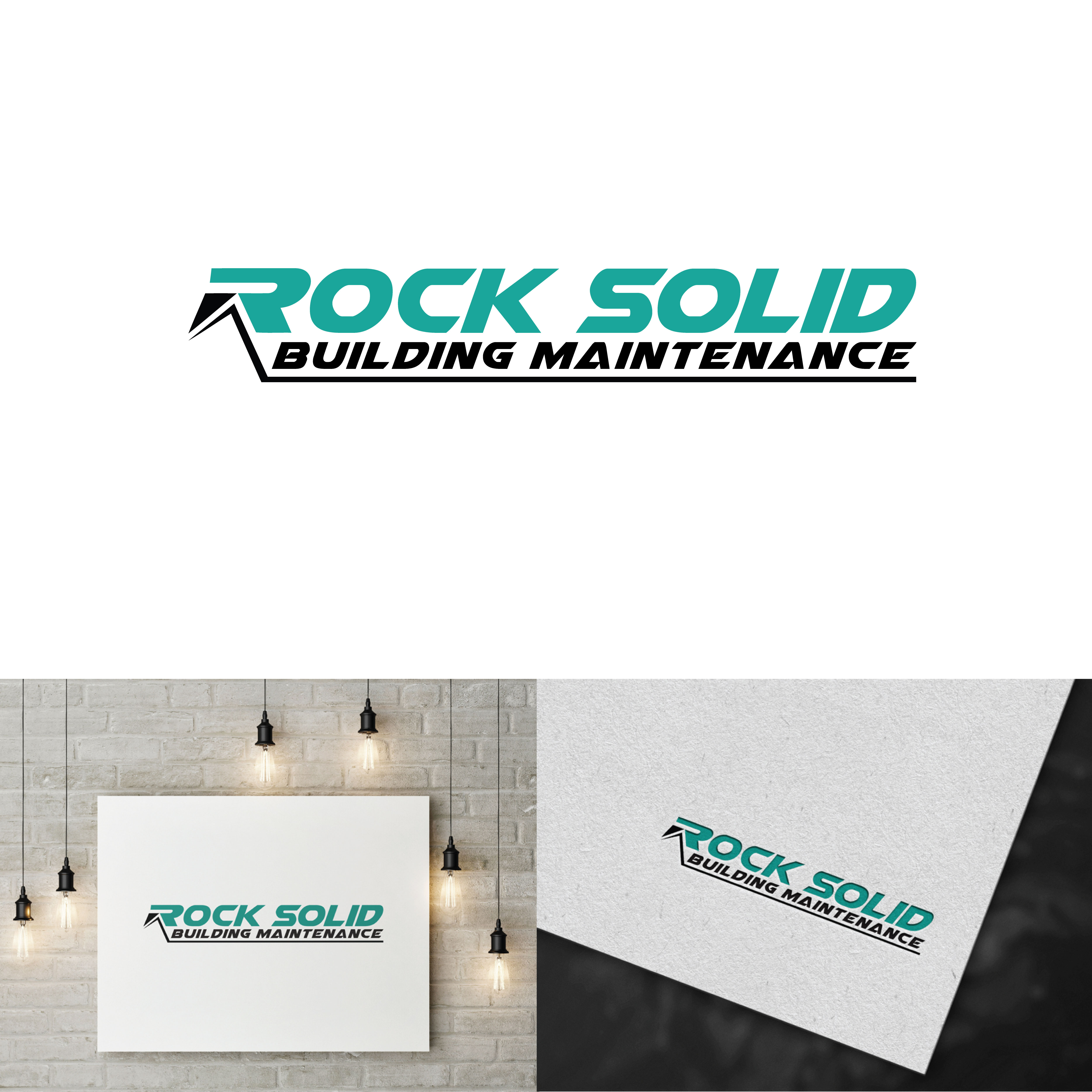 Serious, Professional, Construction Logo Design for Rock Solid Building Maintenance by (Vision ...
