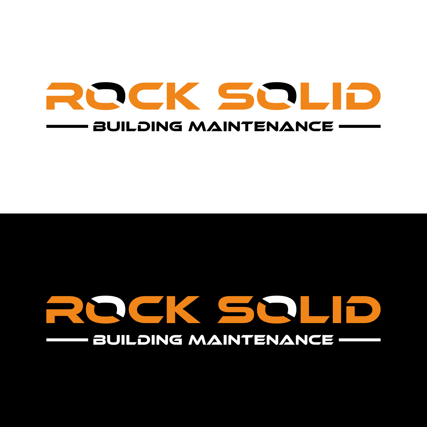Serious, Professional, Construction Logo Design for Rock Solid Building Maintenance by FLEXO ...