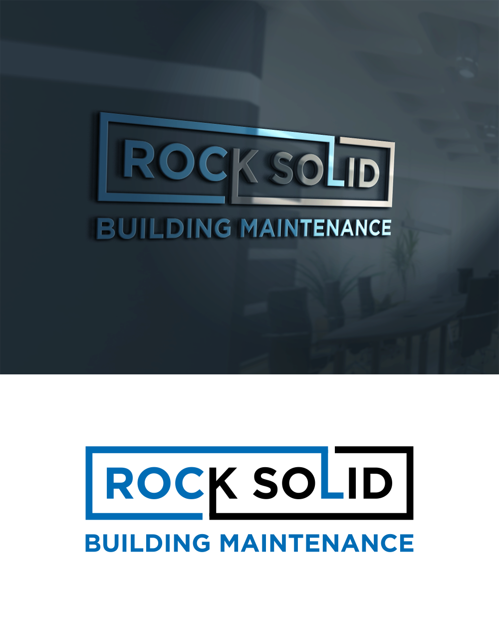 Serious, Professional, Construction Logo Design for Rock Solid Building Maintenance by avro ...