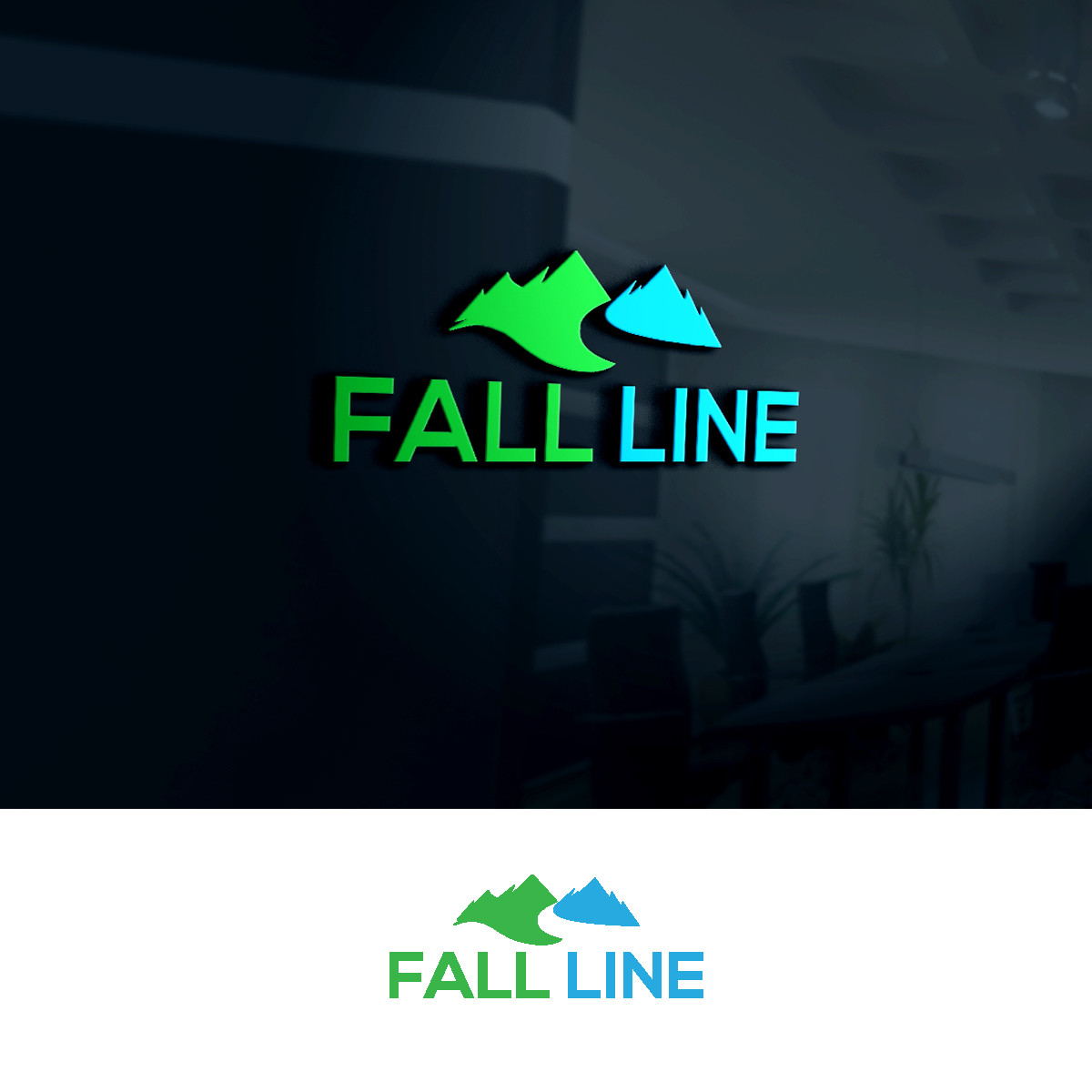 Bold, Serious Logo Design for "Fall Line" "Fall Line Search" Fall Line ...